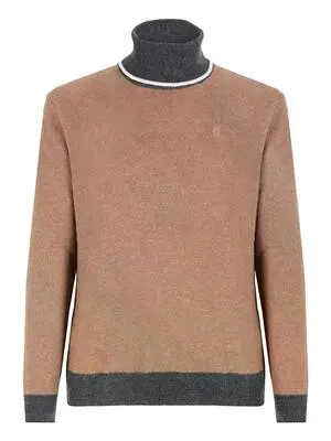 CONTE OF FLORENCE Roll-neck Sweater - Brown