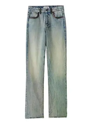 Miu Miu Patch-pocket Jeans - Blue