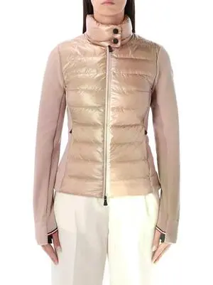 Moncler Padded-panel Jacket - Pink