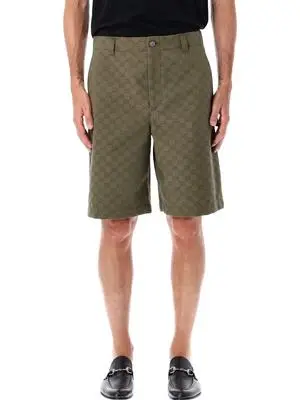 Gucci GG Canvas Shorts Tank Green