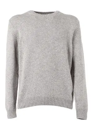SLOWEAR Zanone Crew Neck Sweater - Gray