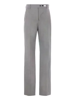 Sportmax Button-detail Trousers - Grey
