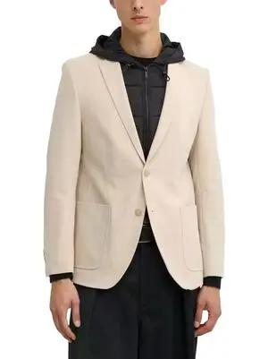 Karl Lagerfeld Pocket Single-breasted Blazer - Neutrals