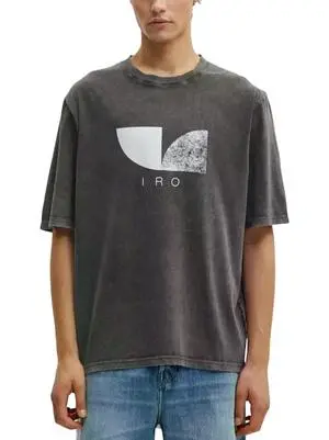 IRO PARIS Print Crew Neck T-shirt - Black