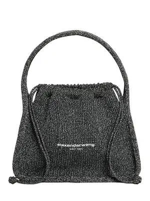 Alexander Wang Ryan Small Handbag - Reflective Charcoal