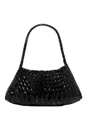 Dragon Diffusion Rosanna Woven Shoulder Bag - Black