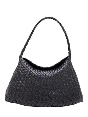 Dragon Diffusion Santa Maria Woven Shoulder Bag - Black