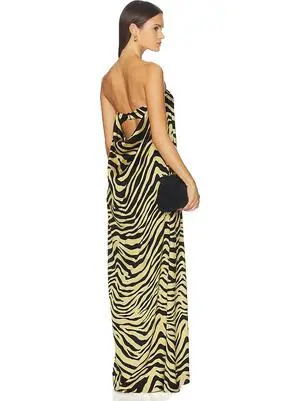 SRG Sloan Silk Dress - Zebra Print