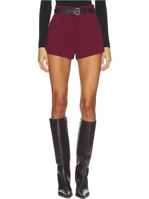 ALL THE WAYS Alia Shorts - Burgundy