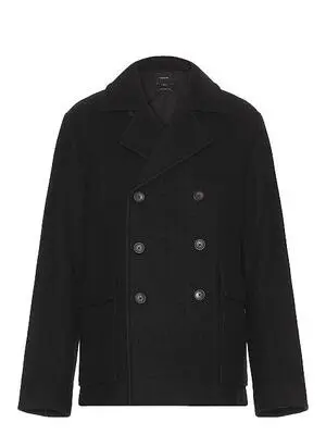 Vince Wool Peacoat - Black