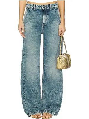 ICON DENIM LA Ava Wide Leg Jeans - Aged Stone