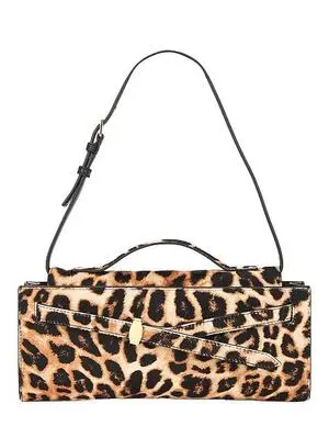 Veronica Beard Dash Calf Hair Clutch - Leopard