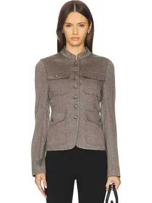 Rag & Bone Mercer Ponte Blazer - Brown Multi