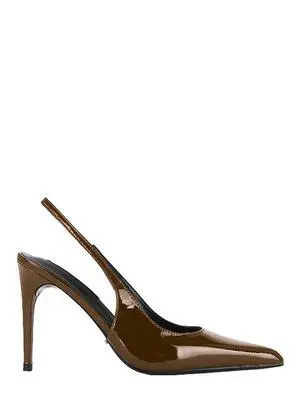 TONY BIANCO Charlotte Slingback Pump - Mocha Patent