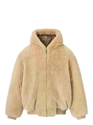 Fear Of God Hooded Bomber Jacket - Neutrals