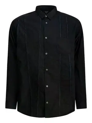 Comme Des Garçons Button-fastening Pocket Shirt - Black