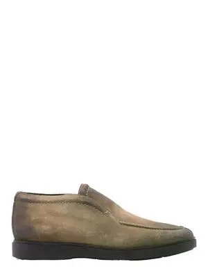Tagliatore Suede Loafers - Neutrals