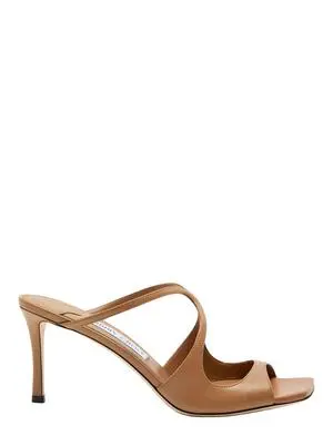 JIMMY CHOO 75mm Anise Sandals - Brown