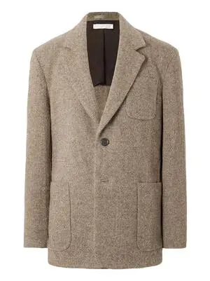 Our Legacy Embrace Virgin Wool And Hemp-blend Blazer - Neutrals