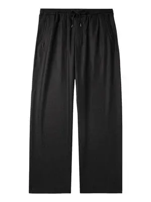 A KIND OF GUISE Samurai Wide-leg Virgin Wool Trousers - Brown