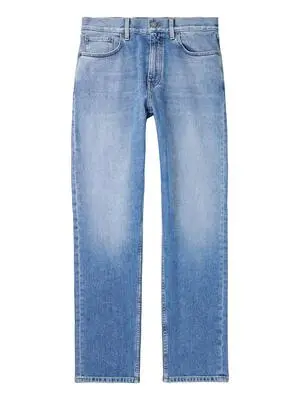 Zegna Roccia Straight-leg Stretch Jeans - Blue