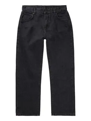 CORRIDOR Straight-leg Organic Selvedge Jeans - Black