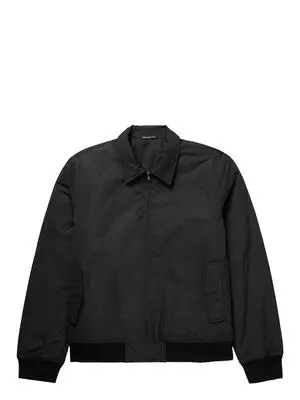 JAMES PERSE Padded Recycled-twill Bomber Jacket - Black