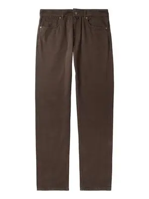SLOWEAR Incotex Blue Division Straight-leg Jeans - Brown