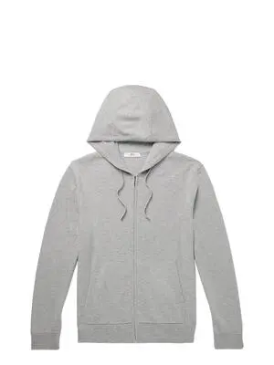 MR P. Merino Wool And Cashmere-Blend Zip-Up Hoodie