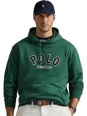 Ralph Lauren Rl Fleece Western-logo Hoodie - Verano Green