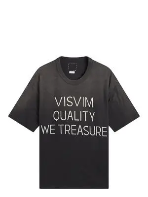 Visvim Jumbo T-shirt Dmgd - Black