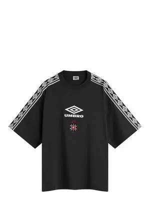 UMBRO BY SLAM JAM Og Tape T Shirt - Washed Black