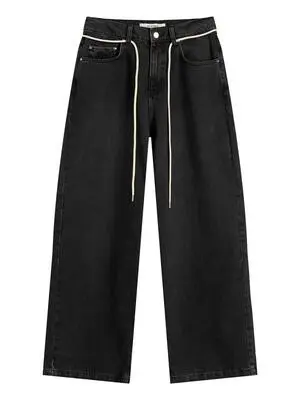 ABOUT:BLANK Wide Leg Denim - Vintage Black
