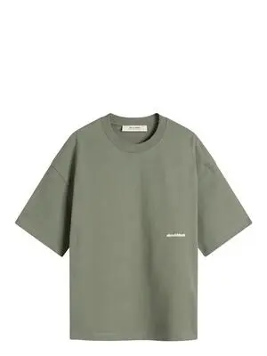 ABOUT:BLANK Box Logo T-shirt - Sage/ecru