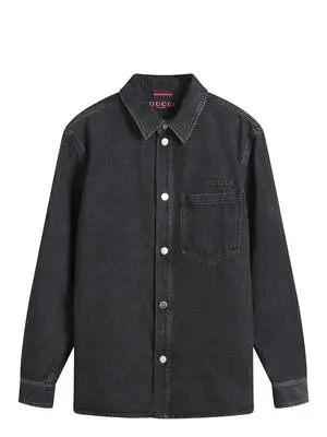 Gucci Certified Cotton Overshirt - Black