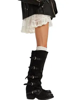 A.S.98 Tatum Over-The-Knee Boots Nero