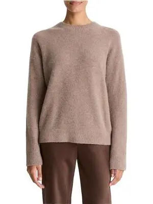 Vince Cashmere Crew Neck Sweater - Natural