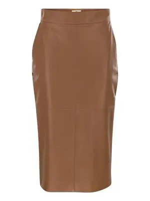 ELISABETTA FRANCHI Pencil Skirt With Jeweled Hooks
