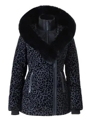Mackage Down Coat With Fur Collar - Black-black
