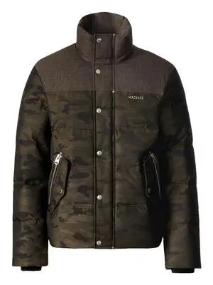 Mackage Technical Camo Down Jacket - Army-carbon Multi