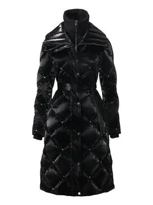 Mackage Izumi-glo 2-in-1 Quilted Down Coat With Removable Bib - Black
