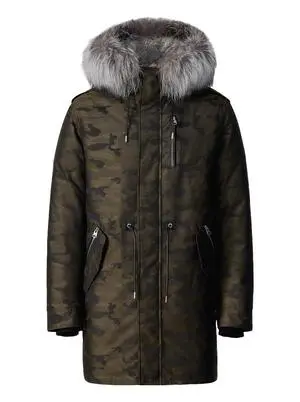 Mackage Moritz-jc Fur-lined Down Parka - Army