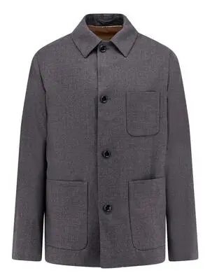 LARDINI Pure Virgin Wool Blazer - Grey