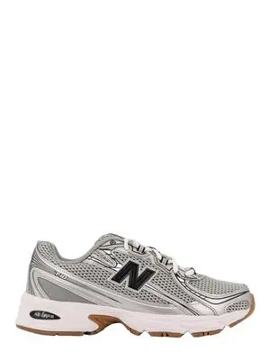 NEW BALANCE 740 Mesh Sneakers With Leather Inserts - Grey