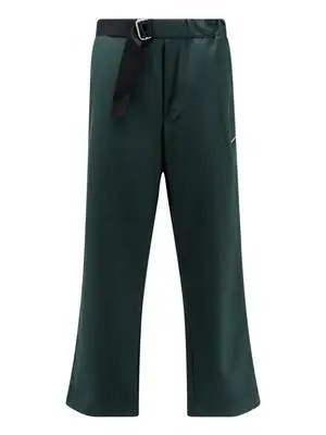PEACEMAKER OAMC Virgin Wool Wide Leg Trousers - Green