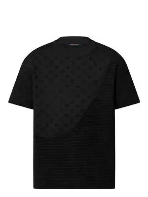 LOUIS VUITTON Graphic Jacquard Short-sleeved Crewneck - Black