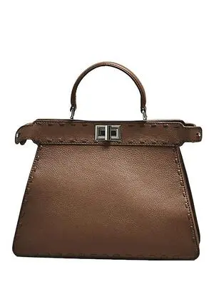 Walter Baker Reed Mini Satchel Bag Brown