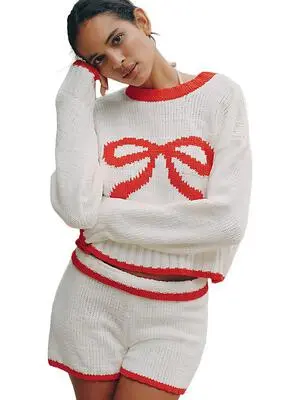L*Space Take A Bow Sweater - Cream