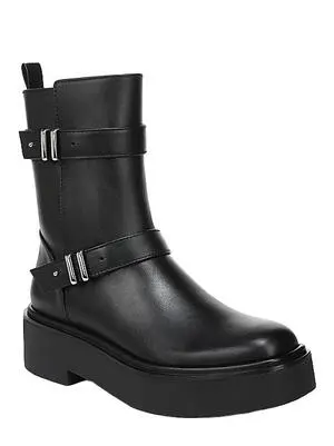 FAVORITE DAUGHTER Carole Moto Ankle Boots - Black