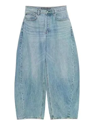 Alexander Wang Crystal-embellished Jeans - Blue